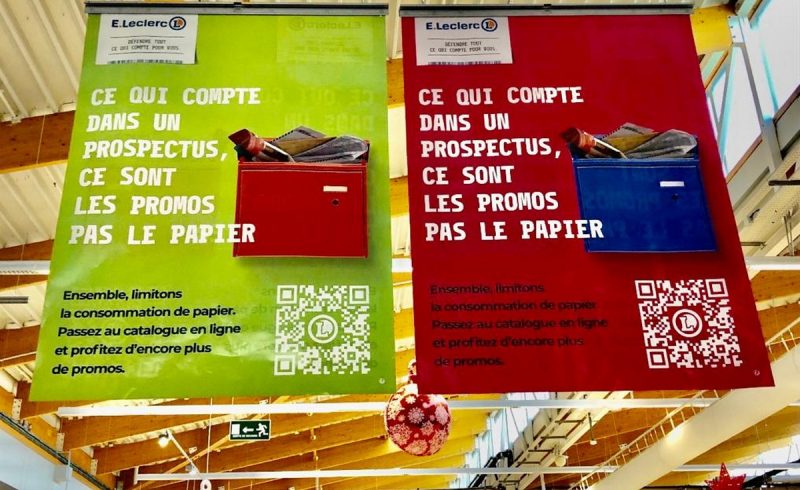 E.Leclerc arrêtera les prospectus papier en septembre 2023 - La Revue ...
