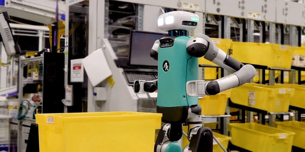 Amazon expérimente des robots de manutention humanoïdes - La Revue du ...